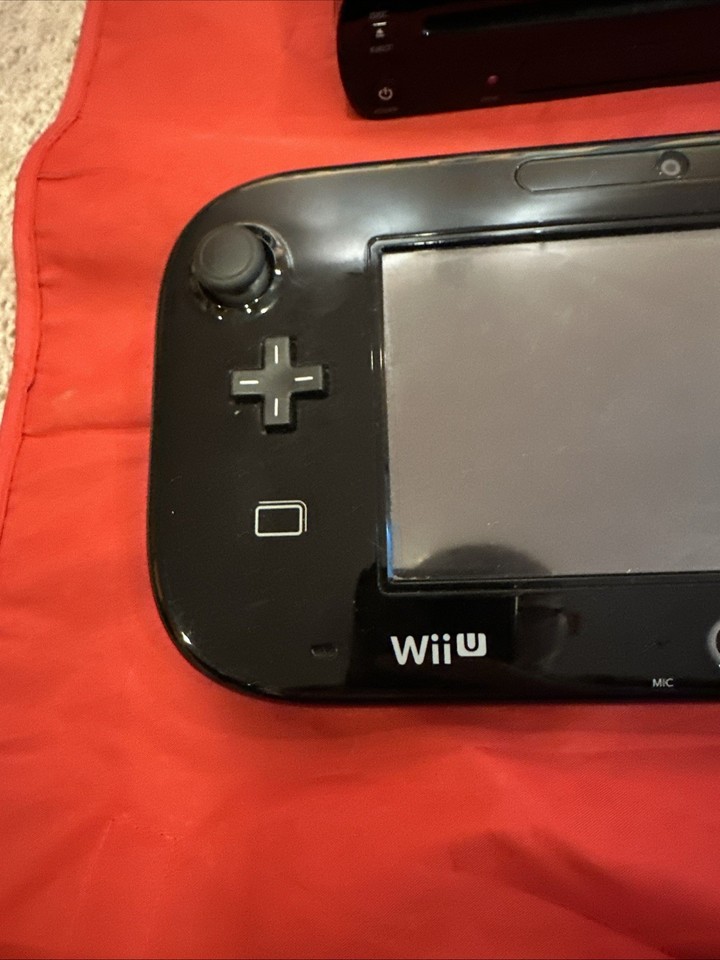 Nintendo Wii U Console Black WUP-101 Tested Video Games Bundle W ...