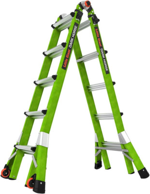 Ladder Systems Dark Horse 2.0, 22ft Multi-Position Fiberglass Ladder ...