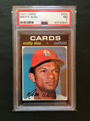 1971 TOPPS MATTY ALOU PSA 7 | eBay
