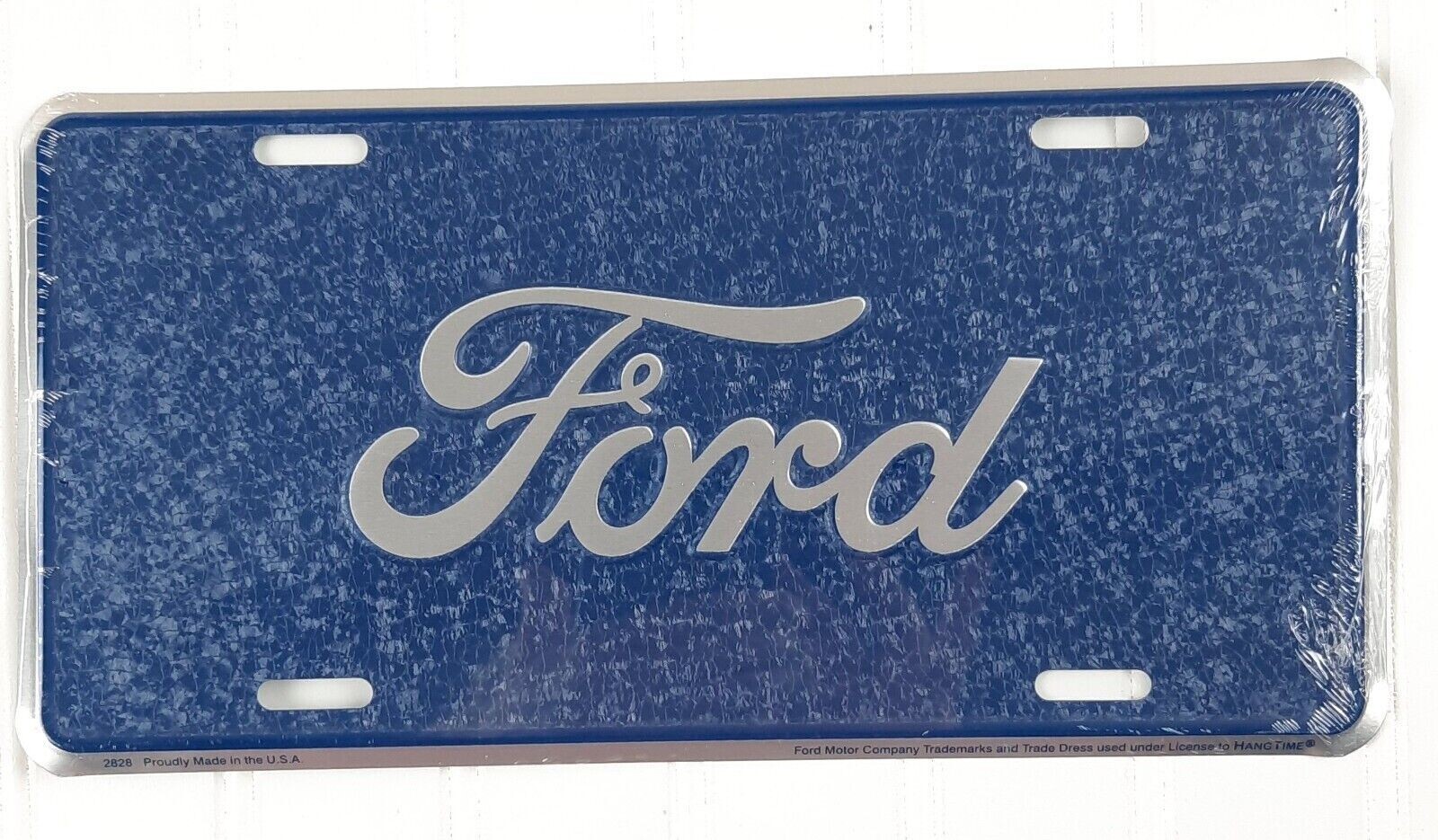 Ford Logo Embossed Mosaic Metal License Plate | eBay