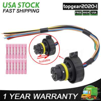 Fits Ford 6R60 6R75 6R80 Repair Kit Pigtail Wiring Harness Plug In ...