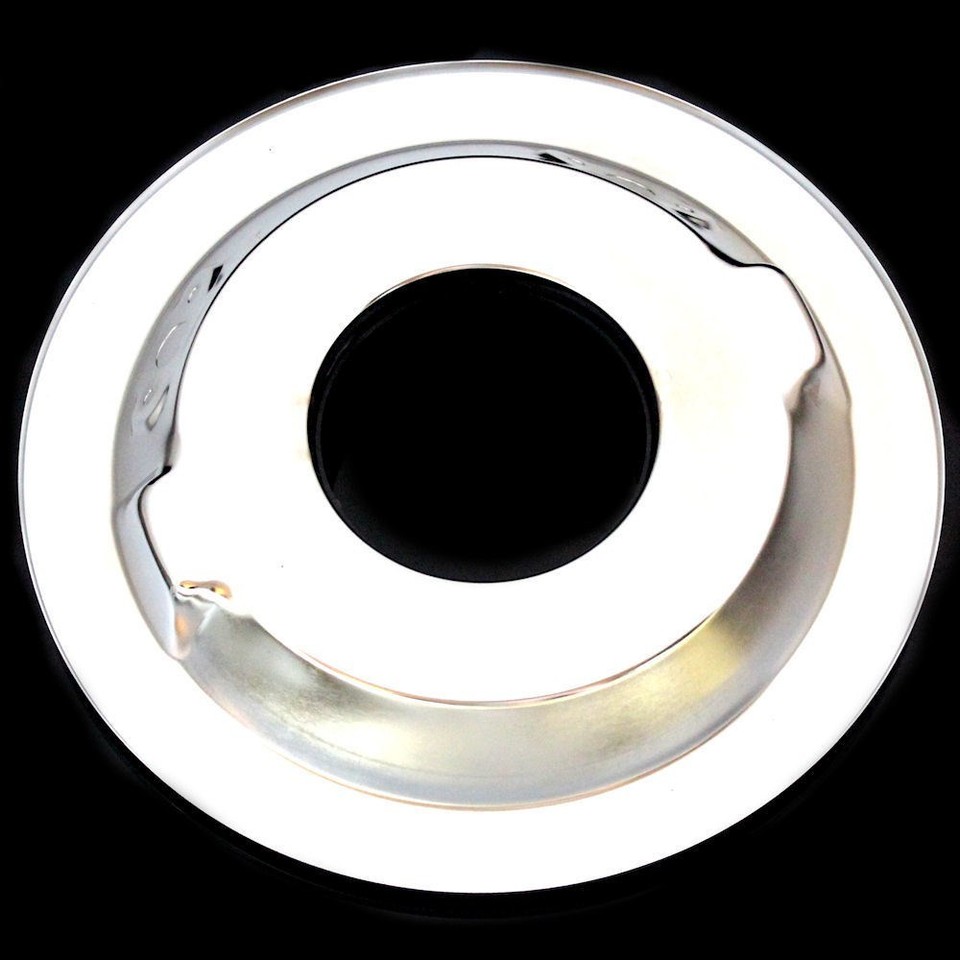 Air Cleaner SBC 350 Chrome for Small Block Chevy 350 Engines with Red ...