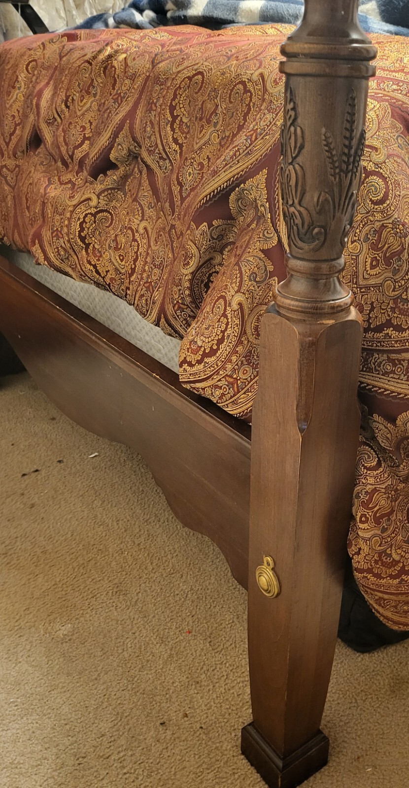 Queen Size Four Poster Bed Queen Anne Rice | eBay