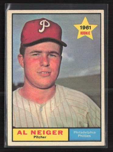 1961 Topps #202 Al Neiger RC | eBay