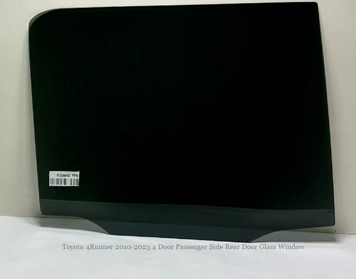 Fits 2010-2023 Toyota 4Runner 4 Dr Passenger Side Rear Door Glass Dark ...