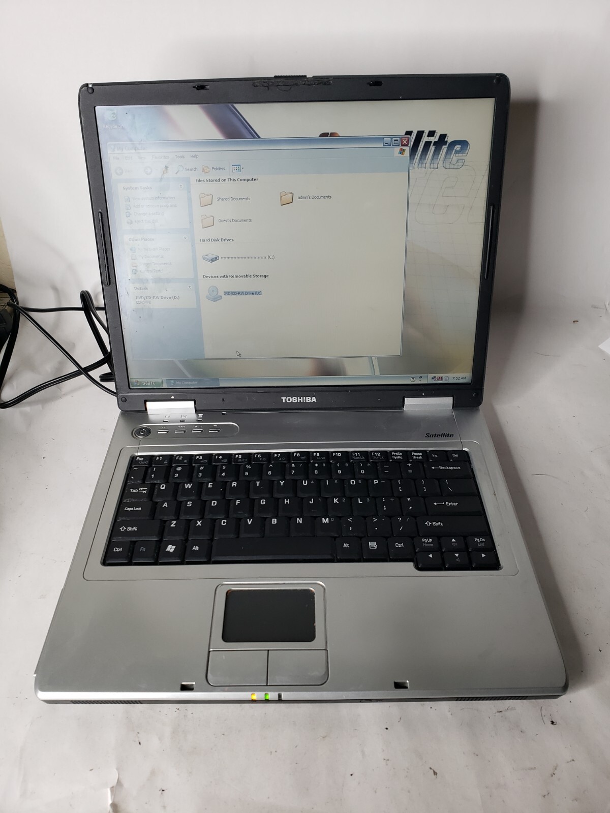 toshiba satellite l25-s1196 intel celeron@1.40ghz 768mb ram 40gb hdd | eBay