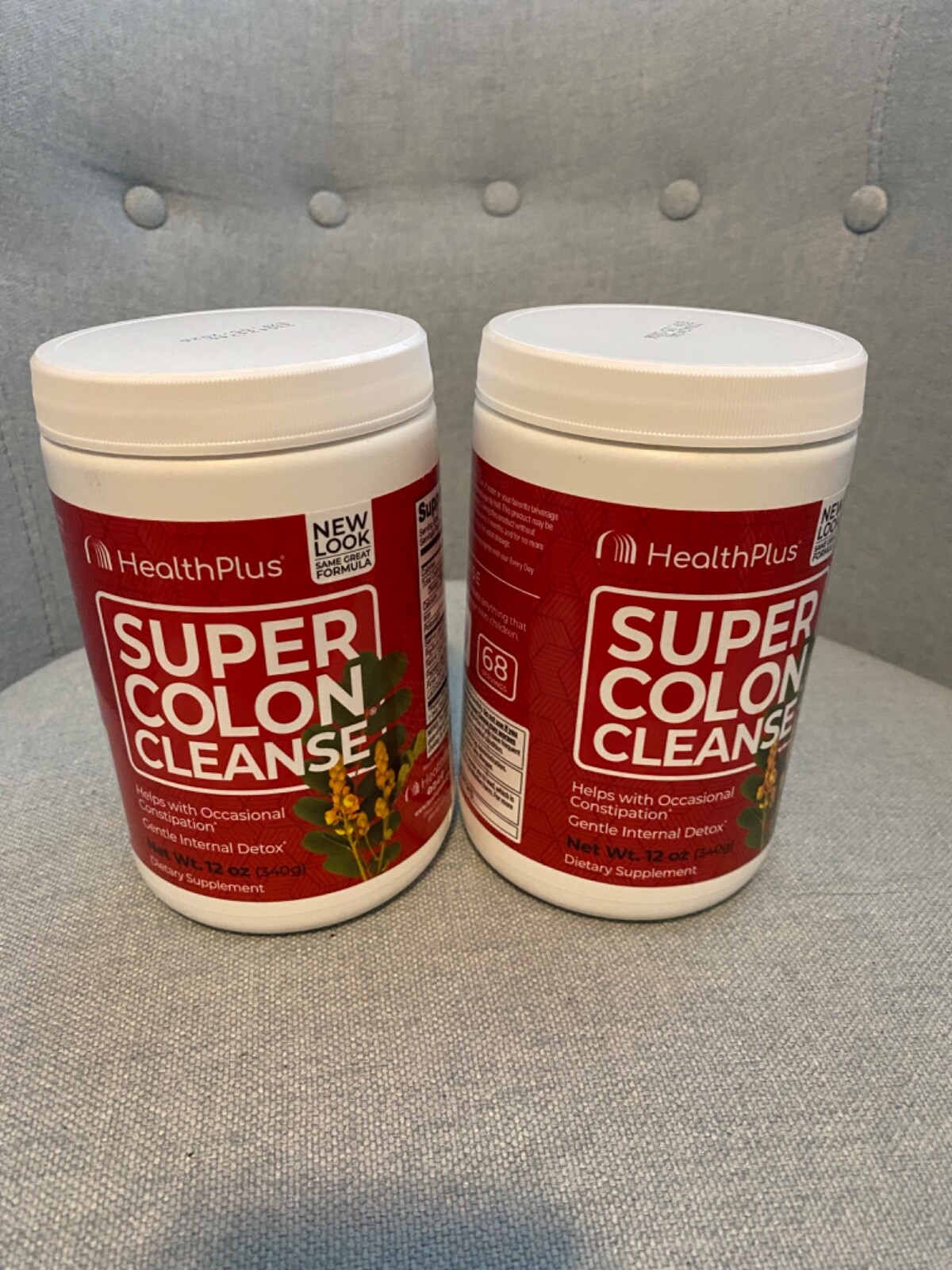 2x Health Plus Super Colon Cleanse 12 oz Powder Exp 05/2026 Unused READ ...