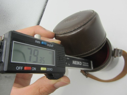 Genuine Leitz Leica Leather Hard Camera Lens Case Number 12# Zipper 3 ...