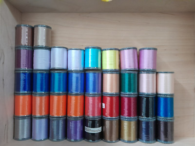 Brother machine embroidery Thread, Polyester, 38 spools, New | eBay