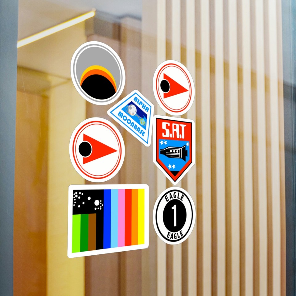 Space 1999 Uniform Uniform Patch Assortment Vinyl Decals / Stickers | eBay