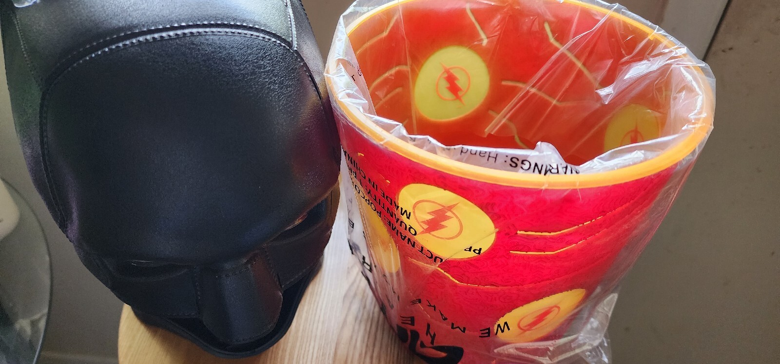 BATMAN & The FLASH POPCORN BUCKET SET | eBay