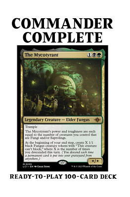 The Mycotyrant SAPROLINGS and FUNGUS DESCEND Magic MTG Custom Commander ...