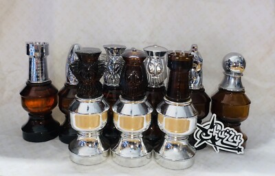 Vintage AVON Chess Set Pieces Mens Cologne, Lotion, After Shave, Lot Of ...