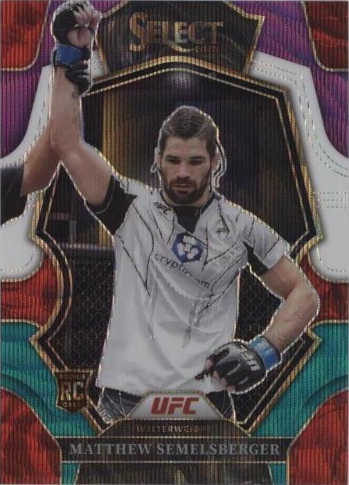 2023 Panini Select UFC - Premier Level Matthew Semelsberger #127 Tri ...
