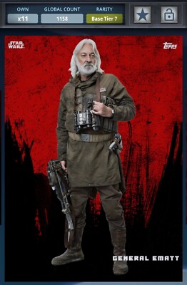 Star Wars Card Trader DIGITAL TLJ Meld Variant Tier 7 GENERAL EMATT | eBay