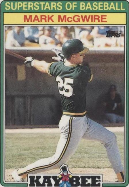 1988 Topps Kay Bee Toys Superstars of Baseball - Mark McGwire #18 for ...