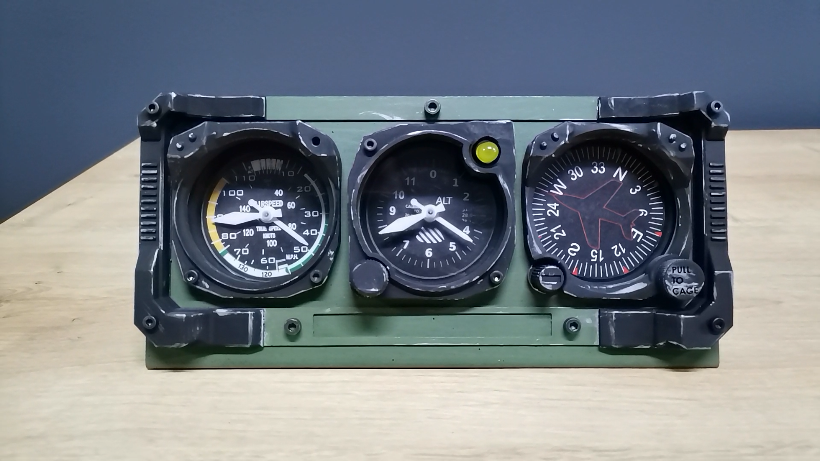 Industrial Style Pilot Desk Clock | eBay