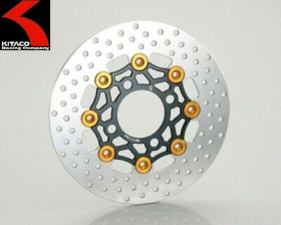 KITACO #500-1432710 ROTOR À DISQUE FLOTTANT PLAQUE NOIRE / BROCHE DORÉE ...