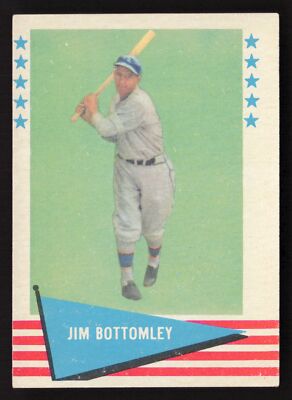 Jim Bottomley 1961 Fleer Baseball Greats #9 St. Louis Cardinals VG-EX ...