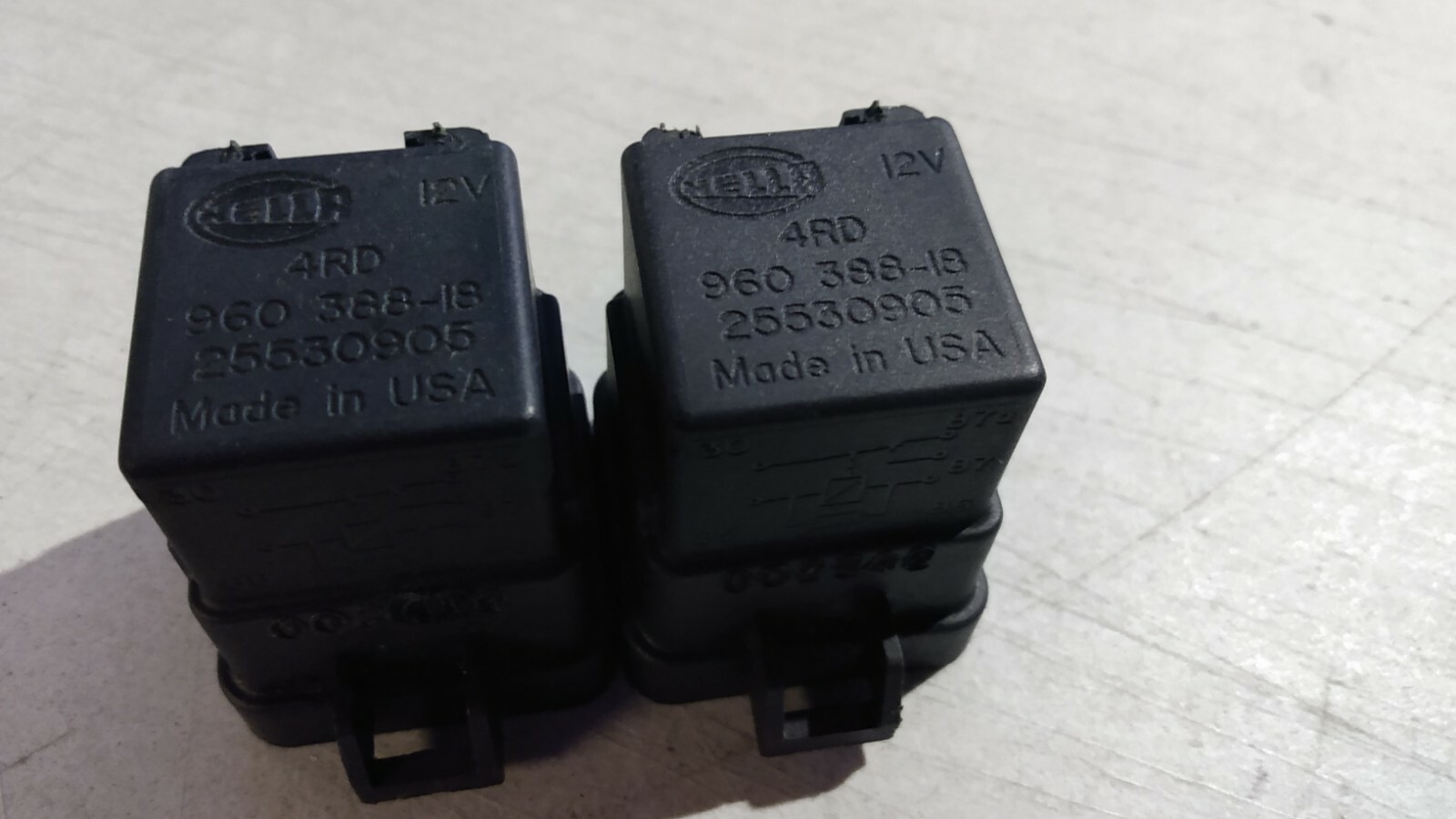 (Lot of 2) OEM GM HELLA Relay GM # 25530733 4RD 96038814 | eBay