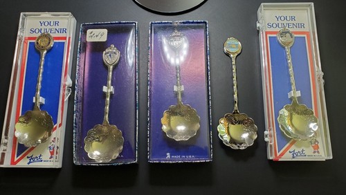 Vintage FORT Collectors Spoons Lot of 5 | eBay