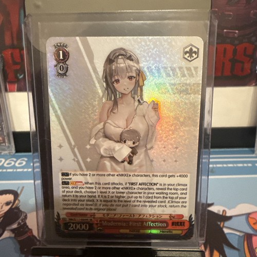 Weiss Schwarz Nikke Goddess Of Victory Modernia First Affection SR NIK/S117-E059 | eBay