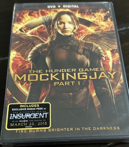 NEW The Hunger Games Mockingjay DVD Part 1 MOVIE Jennifer Lawrence ...