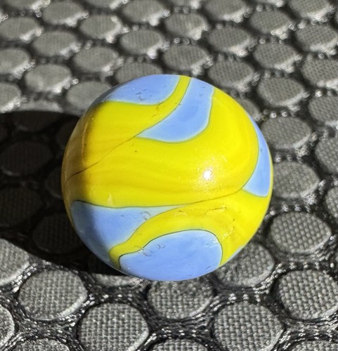 Marble Christensen “Opaque Swirl” 0.66in NMT Powder Blue And Electric ...