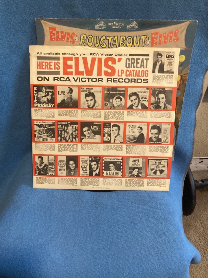 ELVIS PRESLEY Roustabout Elvis Vinyl Record LP 1964 RCA Monoaural | eBay