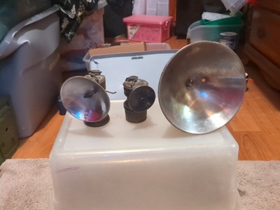 Carbide Lamp Lot Just Right Shanklin Miners Vintage Car Motorcycle ...