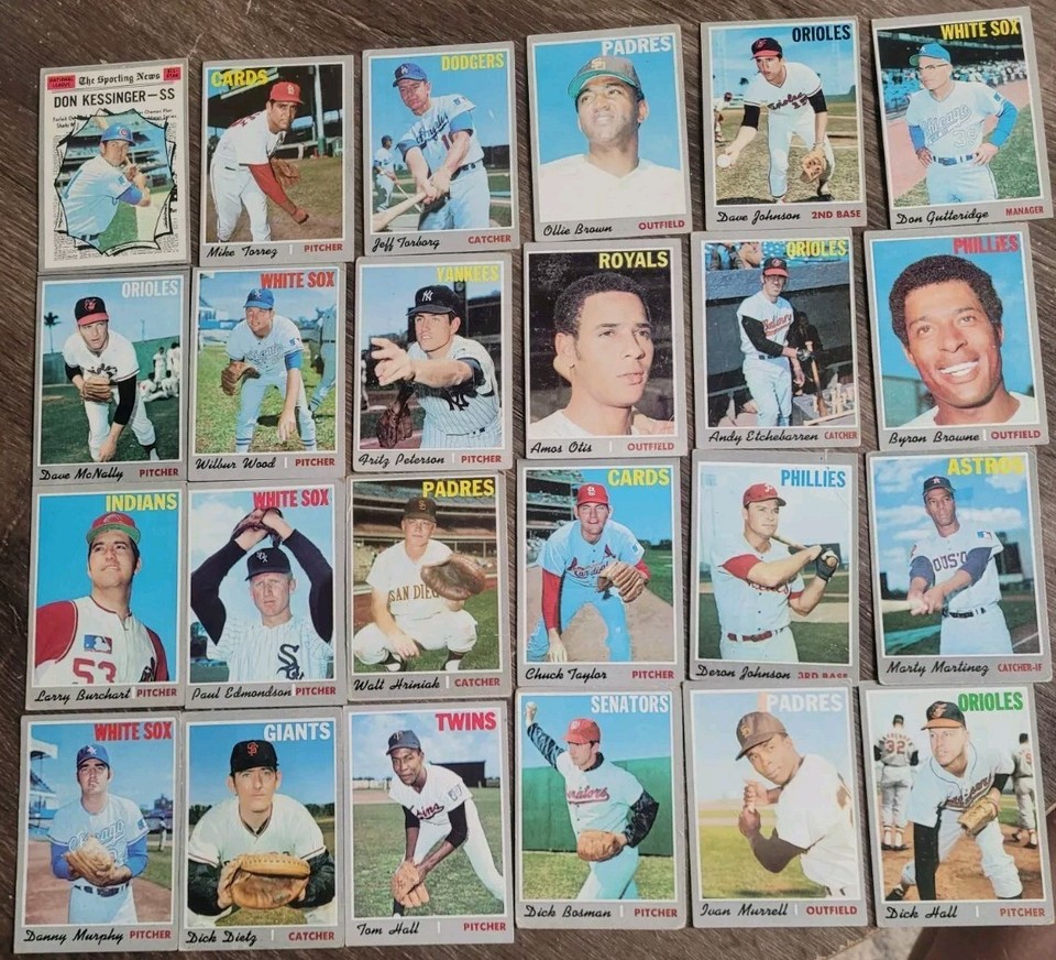 1970 TOPPS LOT OF (50) BASEBALL CARDS VERY NICE LOT EX CONDITION | eBay