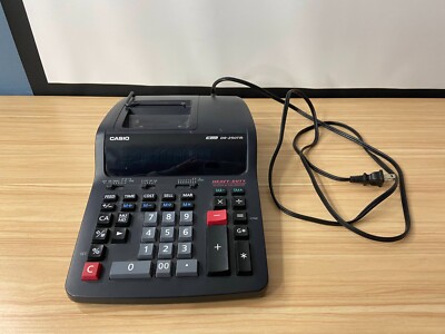 Casio Office Calculator DR-250TM 12 Digits Clock and Calculator | eBay
