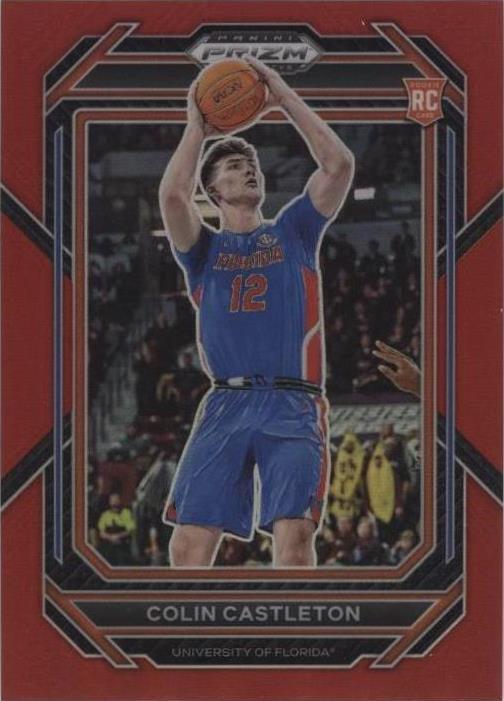 2023 Panini Prizm Draft Picks - Colin Castleton #45 Red Prizm /299 (RC ...