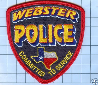 Police Patch - WEBSTER | eBay