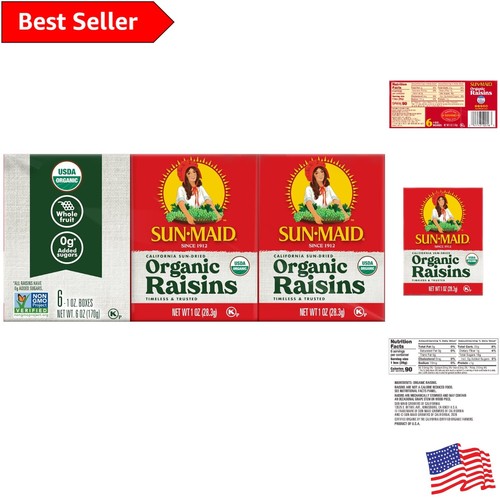 Natural Sweetness in Every Box - 72 Pack 1 oz Organic California ...