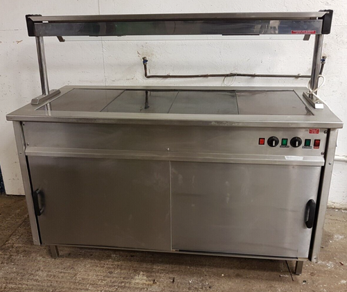 MOFFAT HOT CUPBOARD CARVERY WITH 4 GN CERAN HOT PLATES AND HEATED ...