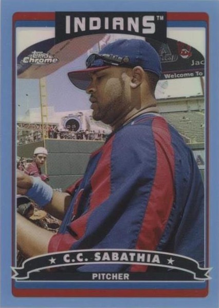 2006 Topps Chrome - Blue Refractor #134 C.C. Sabathia for sale online ...