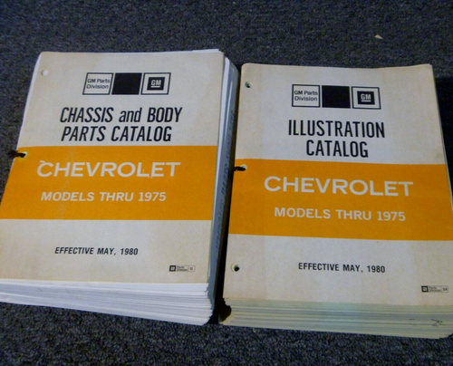 1966-1975 Chevrolet Caprice Parts Catalog Manual 1969 1970 1971 1972 ...