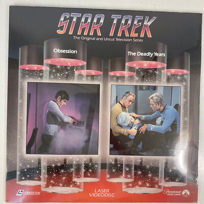 Star Trek TOS : The Deadly Years/Obsession: Disc #20 Laserdisc 1985 LV ...