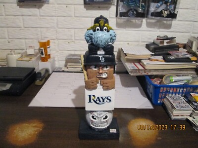 MLB Tampa Bay Rays Vintage 2019 151/2 Tall Team Logo Baseball Garden ...