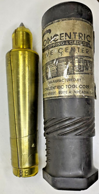 Centers - Concentric Spring Loaded Live Center