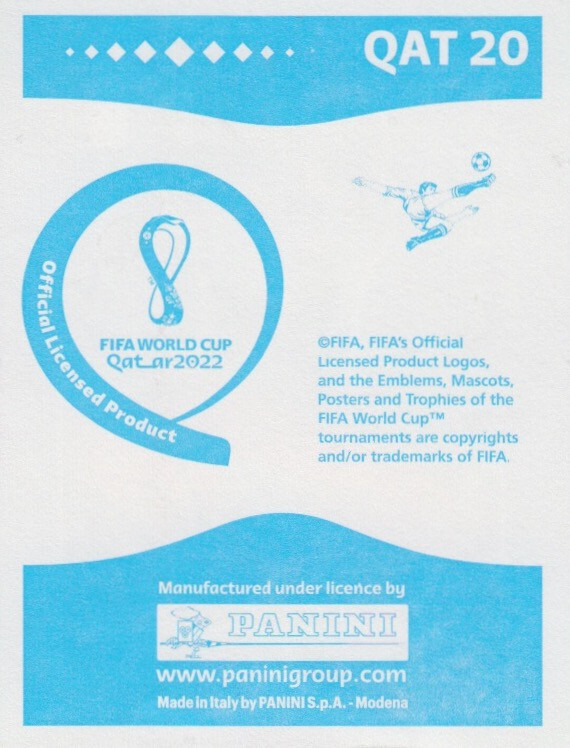 Panini Sticker Fußball WM 2022 Nr. QAT 20: Mohammed Muntari Qater Bild ...
