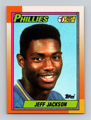 Jeff Jackson 1990 Topps Draft Pick Rookie #74 Phillies RC | eBay