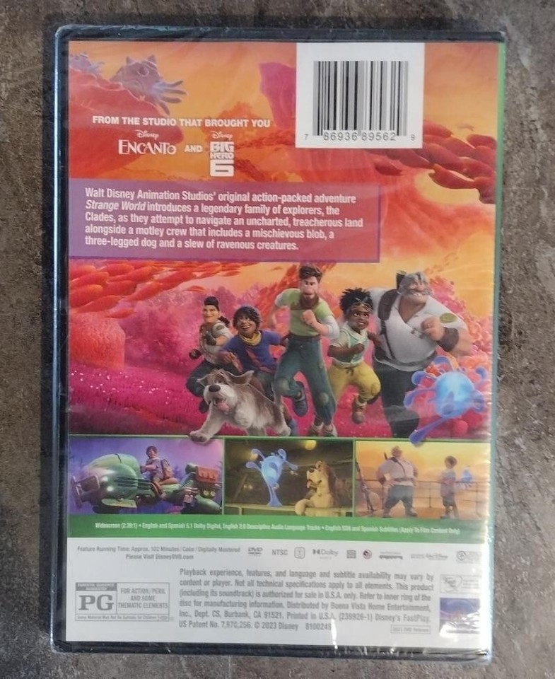 DISNEY THE STRANGE WORLD DVD (SEALED) | eBay