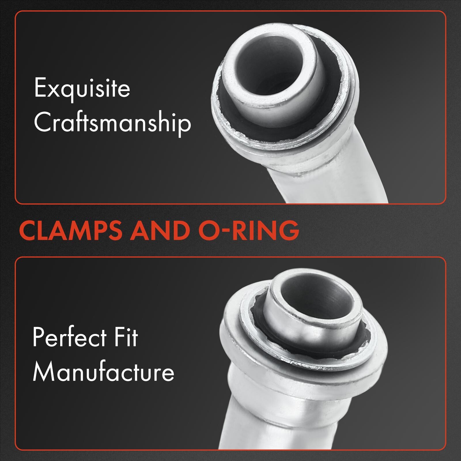 A/C AC Refrigerant Hose Suction Line for Freightliner Compressor to ...