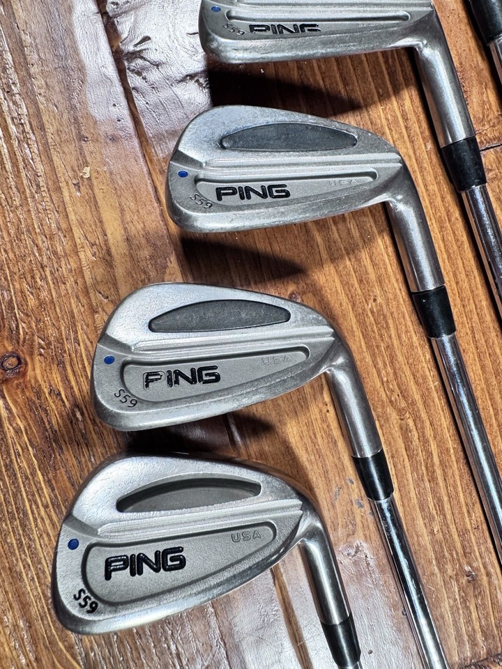Ping S59 Iron Set 3-5 7-PW Blue Dot RH New Grips Steel Shaft 7 Clubs | eBay
