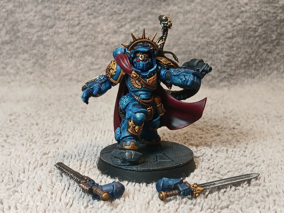 Magnetized Captain Gravis Armour Ultramarines Space Marines Painted ...