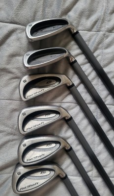 Wilson Fat Shaft Hypercarbon 535 Lite Set Of 6 Golf Clubs #5, 7, 8, 9 ...