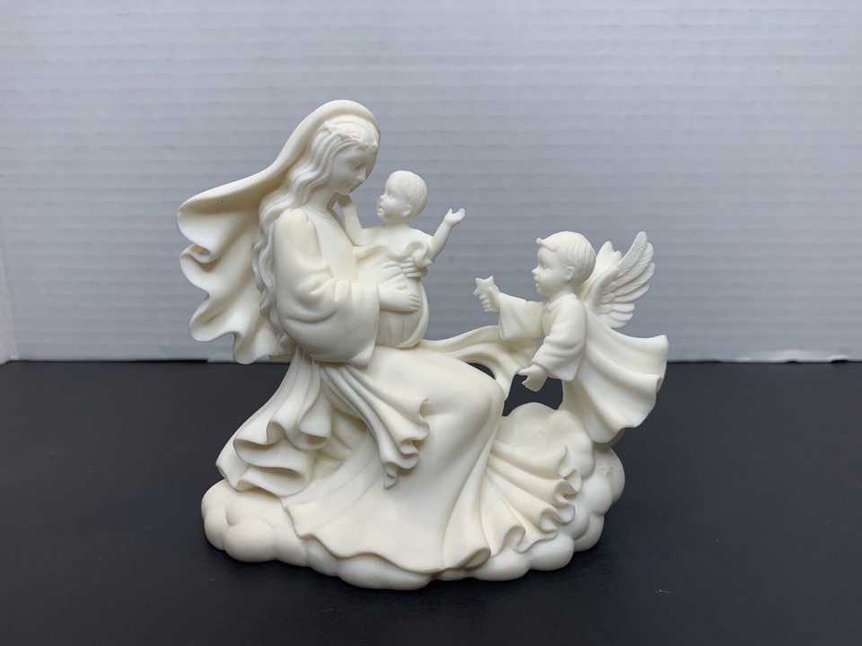 Millennium “Peace On Earth” Mother And Angels Porcelain Figurine By ...