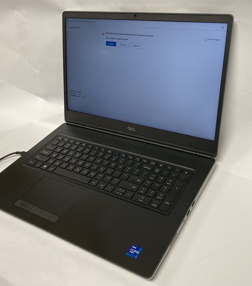 DELL PRECISION 7760 i7-11850H 2.5GHz 32GB RTX A3000 LAPTOP NOTEBOOK PC ...